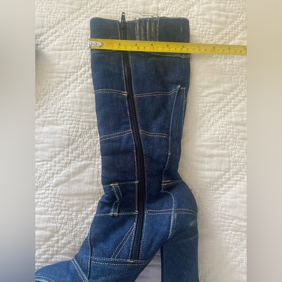 Splash | Shoes | Vintage Y2k Bratz Denim Patchwork Platform Boots ...